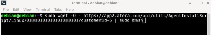 Install an agent – Atera Support