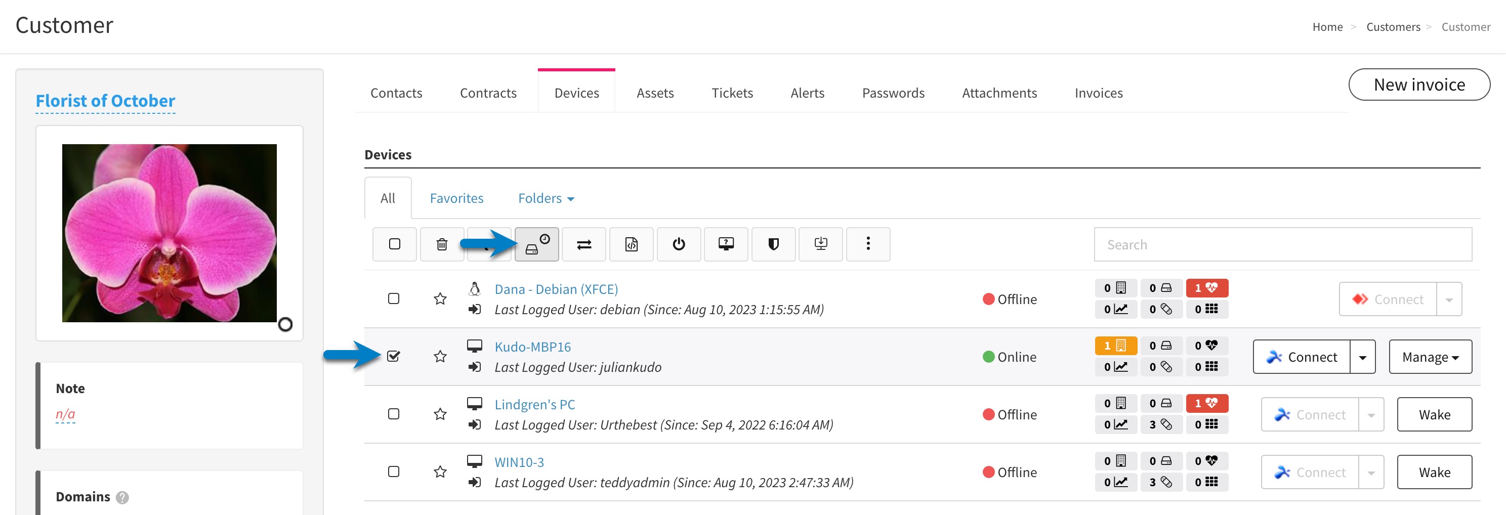 Assign automation profiles to customers, folders, or agents – Atera Support