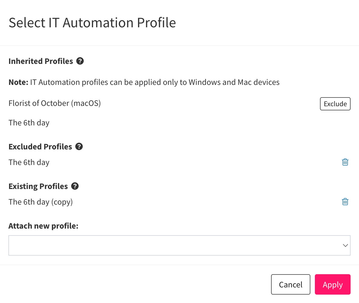 Assign automation profiles to customers, folders, or agents – Atera Support