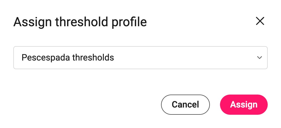 Assign a threshold profile to customers, folders, or agents – Atera Support