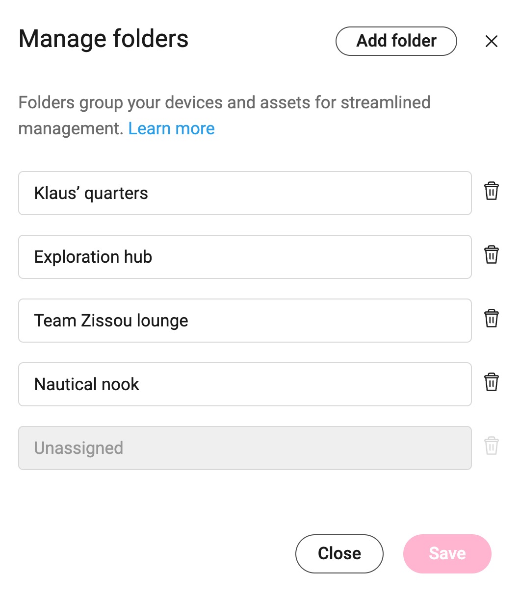 Use folders to manage devices – Atera Support