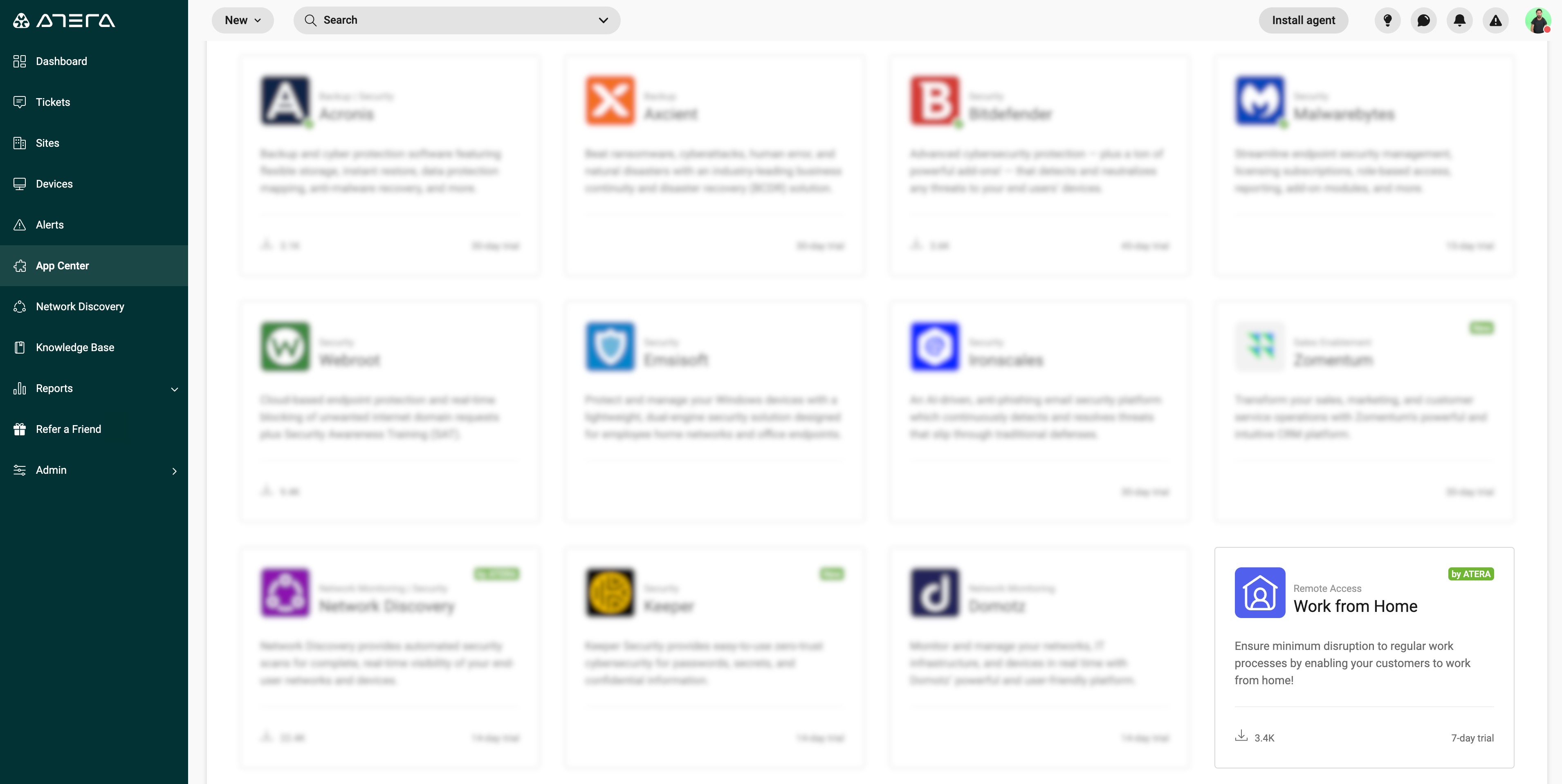 'Work from Home' remote access – Atera Support