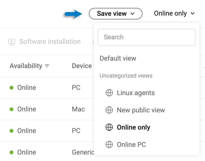 The Devices page – Atera Support
