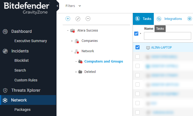 Enable or disable Bitdefender add-ons – Atera Support