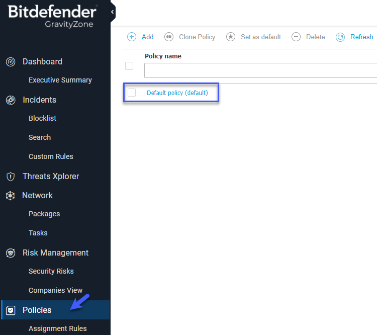 Enable or disable Bitdefender add-ons – Atera Support