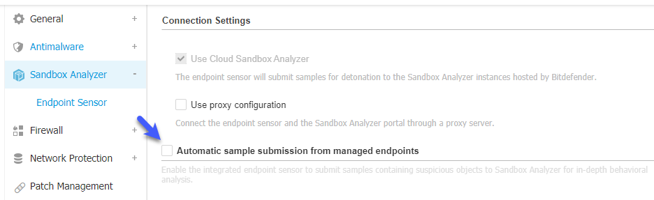 Enable or disable Bitdefender add-ons – Atera Support