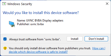 Install a mirror driver – Atera Support