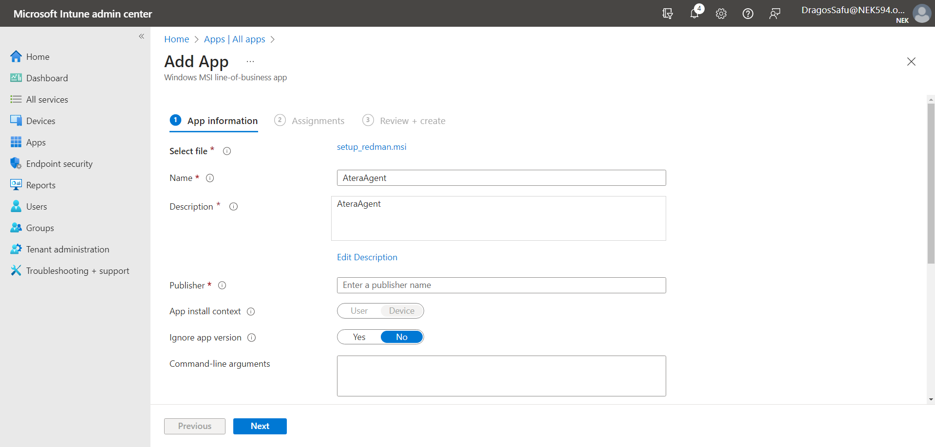 Install the Atera agent using Intune – Atera Support