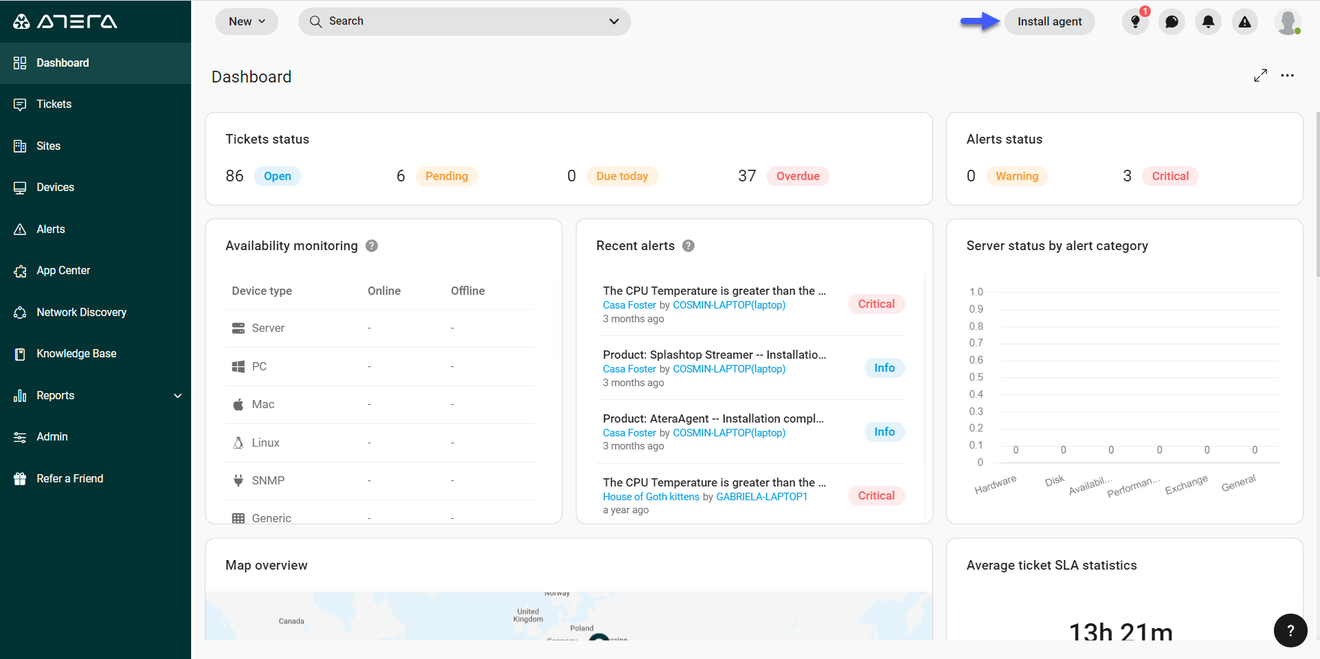 Install the Atera agent using Intune – Atera Support
