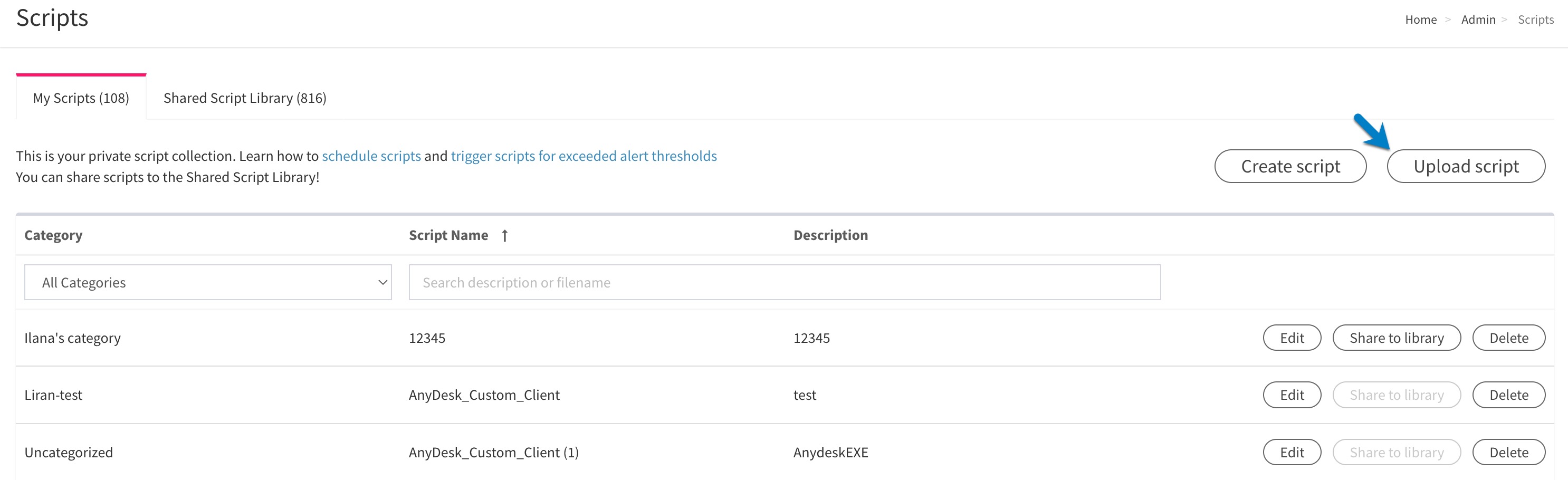 Run Powershell script – Atera Support