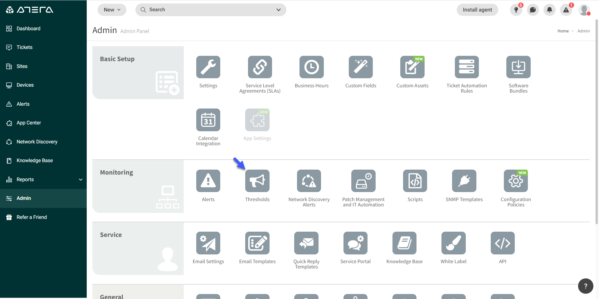 Auto-healing scripts – Atera Support