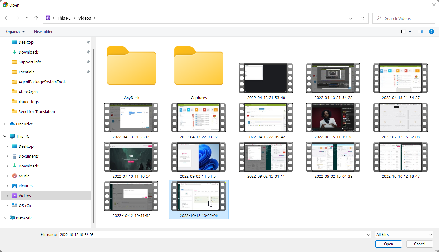 Live Manage: File Transfer – Atera Support