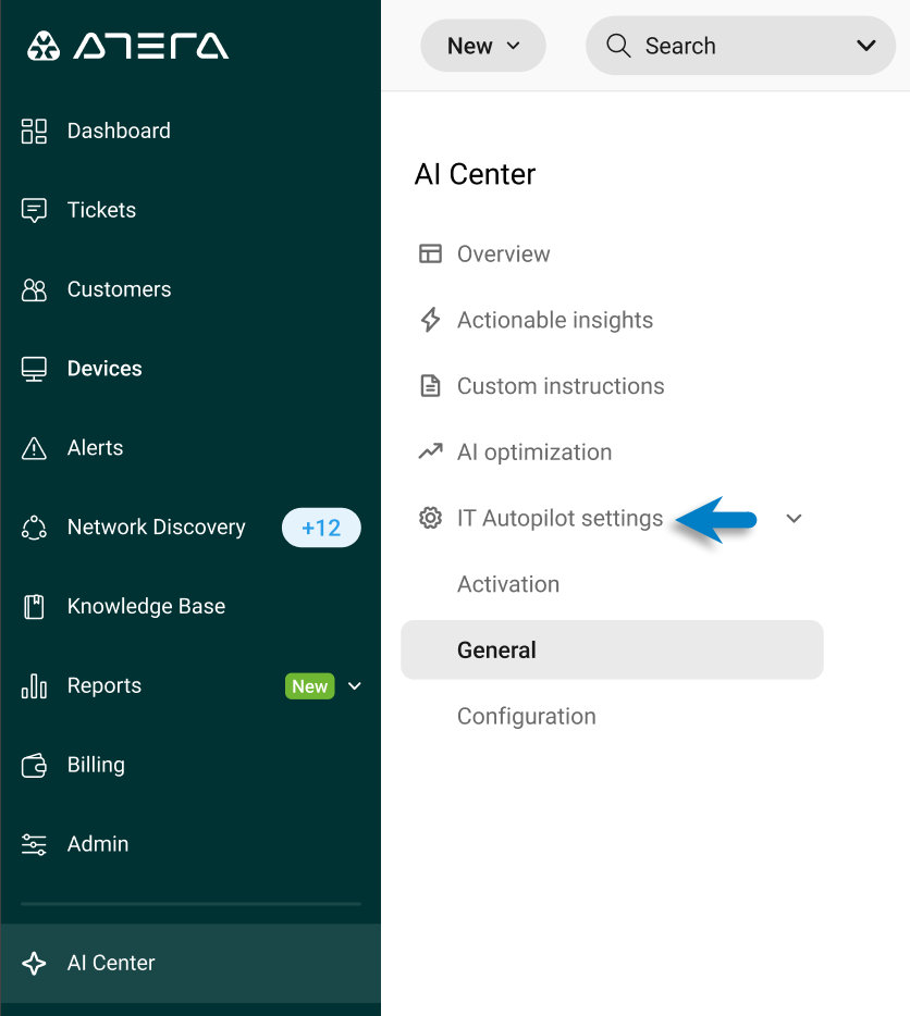 Configure your IT Autopilot settings – Atera Support