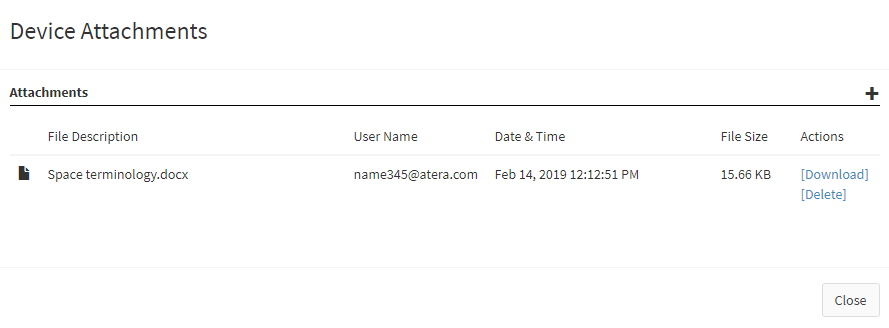 Attach files to a device console – Atera Support