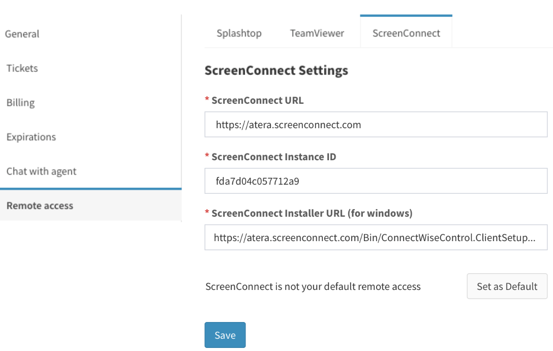 Connect Remotely with ScreenConnect – Atera Support Connect Remotely with ScreenConnect – Atera Support