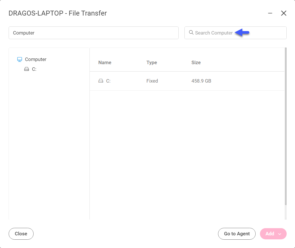 Live Manage: File Transfer – Atera Support