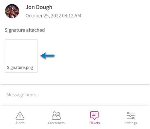 Mobile app: tickets – Atera Support