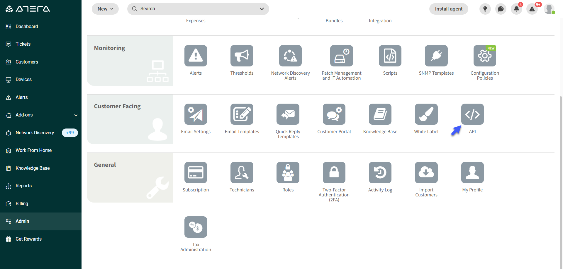 APIs – Atera Support