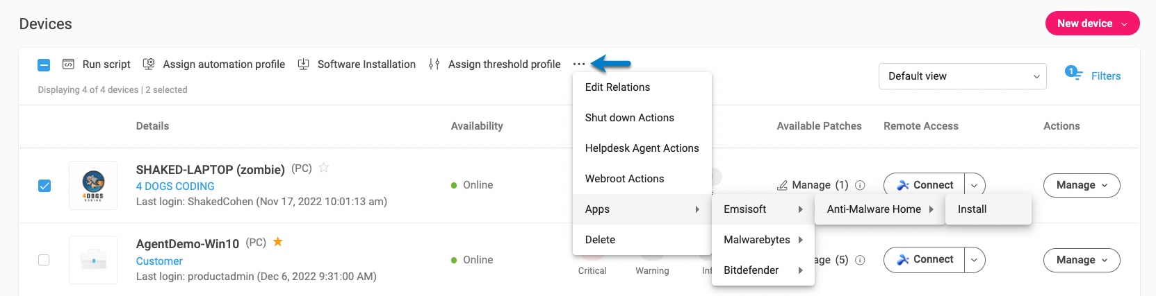 Install Emsisoft via Atera – Atera Support