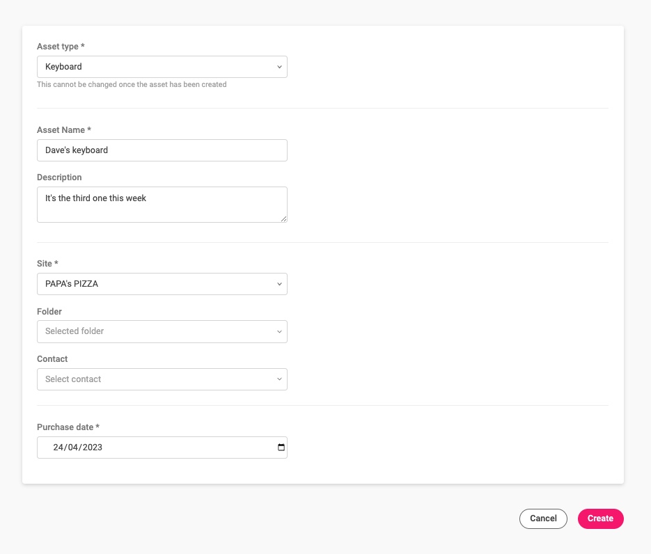 Custom Assets – Atera Support