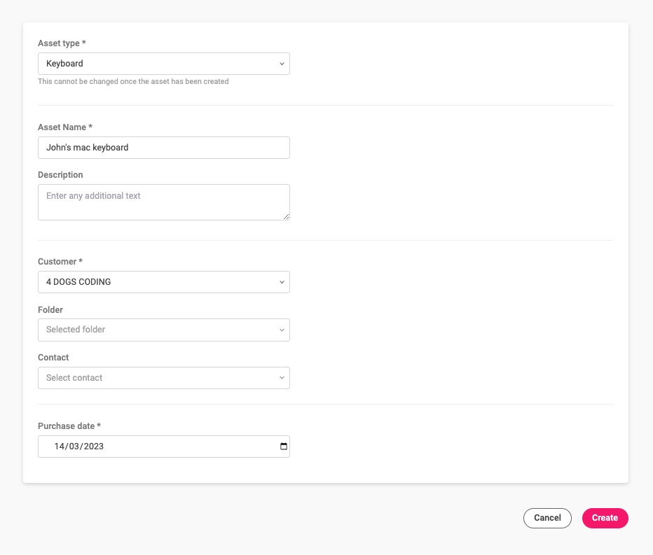 Custom Assets – Atera Support