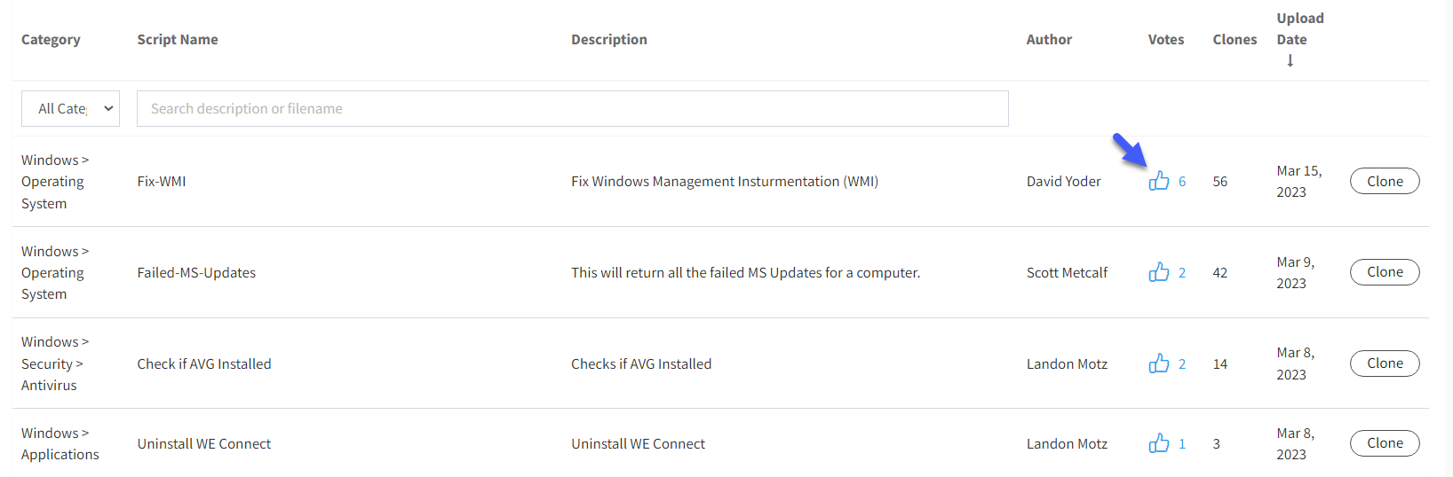 Shared Script Library – Atera Support