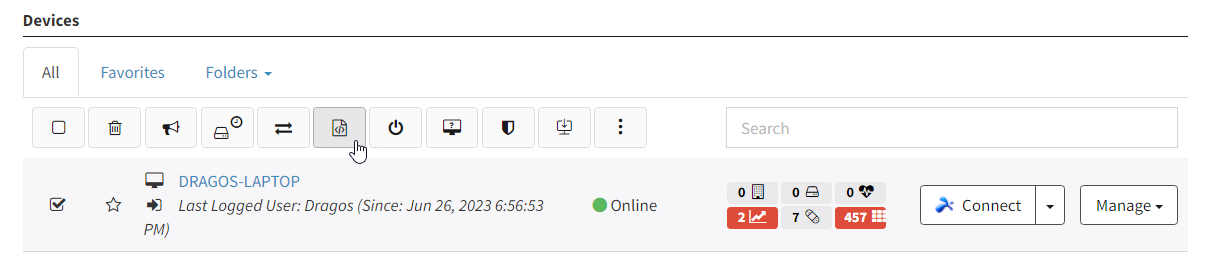 Shared Script Library – Atera Support