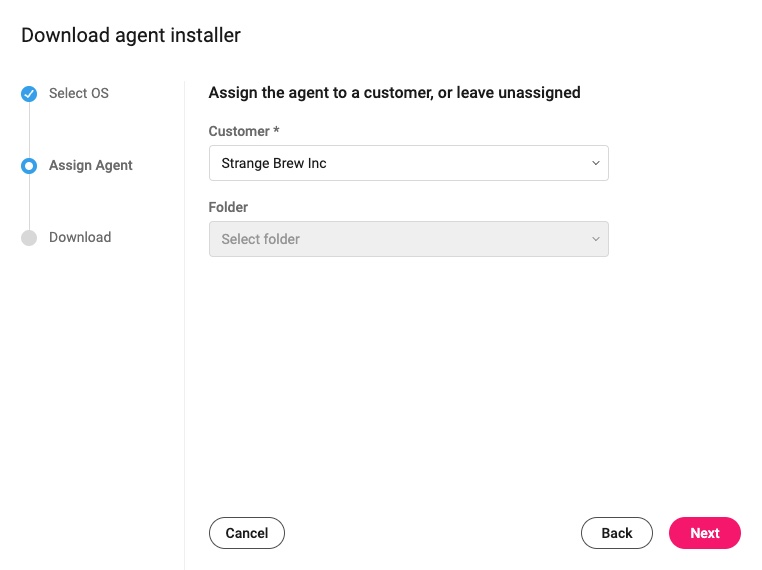 Install an agent – Atera Support